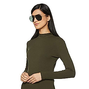 Carrera Bound Pilot Sunglasses, Gold Brown/Green, 62mm, 13mm