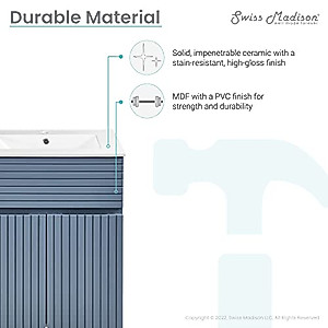 Swiss Madison - well made forever SM-BV271 Bathroom Vanity, Heather