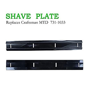 NICHEFLAG 753-04472 Auger Kit with 731-1033 Shave Plate 954-0101A Belt Replaces 753 04472, 735-04032, 735-04033 for Troy-Bilt 2100, 210, 521, 721, 5521, White Outdoor SB221, SB521, SB721 Snow Throwers