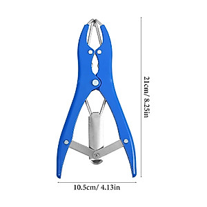 NUOBESTY Metal Balloon Expansion Pliers Tool Filling Balloon Mouth Expander DIY Tools for Sequins Confetti Filling Home Party Activities Dedicated Blue