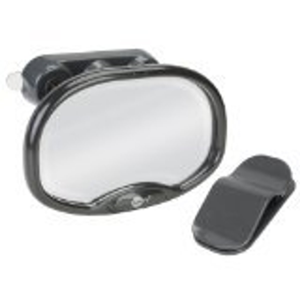 SHARLINGE 2-in-1 Auto Mirror, Front Windshield, 360-degree Pivoting and Rotating, Convex Glass, 4 x 5.4 x 1.6 inches
