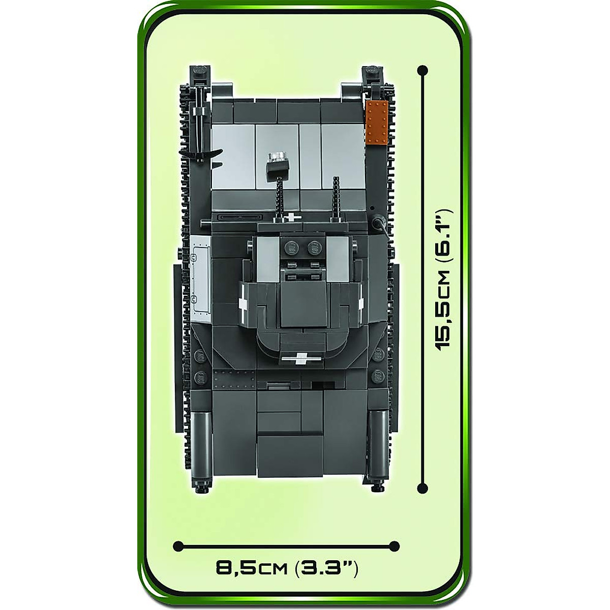 COBI 2534 Panzer I Ausf.A Building Blocks, Grey, Multicolor