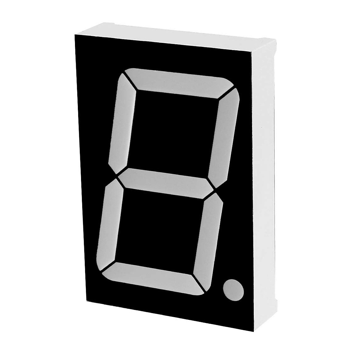 uxcell Common Anode 10 Pin 1 Bit 7 Segment Display 2.2 x 1.5 x 0.43 Inch 1.8" Red LED Display Digital Tube