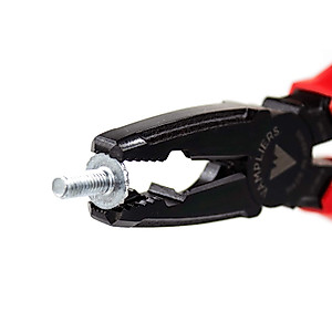VAMPLIERS BRUTE 6.25" Stripped Screw Extraction Pliers. High Carbon Steel with Black Oxide Finish. Remove any Stripped/Damaged/Stuck Screws & Stubborn Fasteners. Made in Japan: VT-002-6