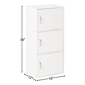 HODEDAH IMPORT Bookcase, White