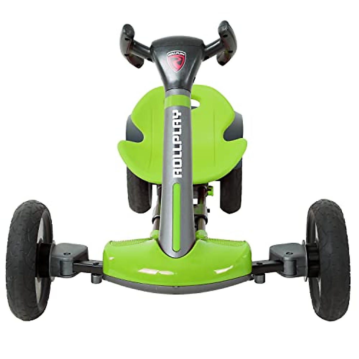 Rollplay Flex Kart 6V Electric Go Kart for Children Aged 2-5 Featuring Space-Saving Folding Function, Easy Push Start Button, and a Top Speed of 2 MPH, Green