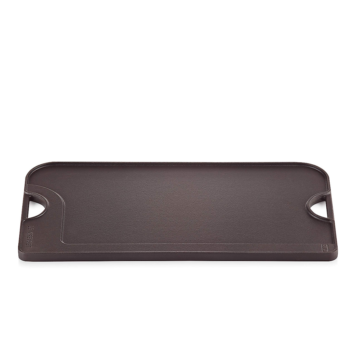 Le Creuset Enameled Cast Iron Giant Reversible Grill/Griddle, 10" x 18.5", Licorice