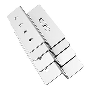 F-ber 4 Sets Z Mounting Aluminum Alloy Solar Panel Roof Mounting Bracket with Stainless Bolt for Carvan Roof Solar System Fitting