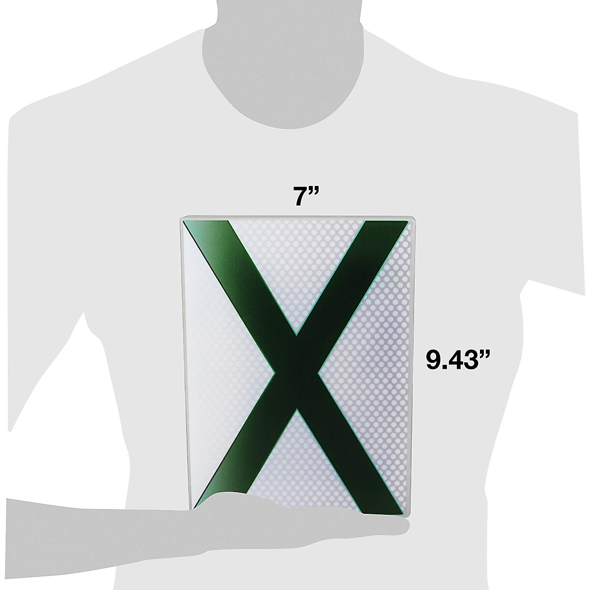 UniKeep Disc Storage Case Printed With Xbox Styled Theme - Holds Game Discs (Small)