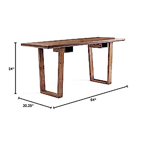 Posh Pollen Aiden Writing Desk - Oak