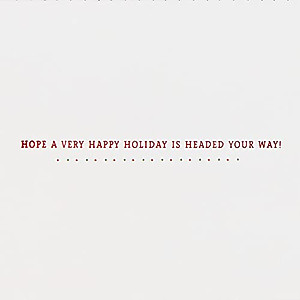 Hallmark Signature Christmas Card (Christmas Train)