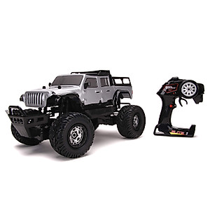 Jada Toys Fast & Furious F9 1:12 4x4 2020 Jeep Gladiator Elite RC Remote Control Car 2.4 GHz, Toys for Kids and Adults, Black