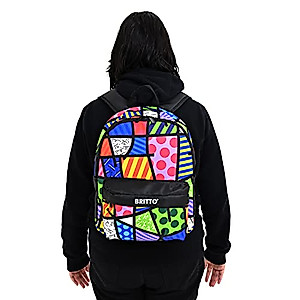 BRITTO Romero 15" Polyester Twill Backpack, Colorful Landscape