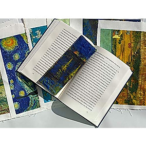 7 pcs of 20x25cm high Precision Printed Painting of Van Gogh Cotton Canvas,Fabric for Sewing,Fabric for Making Bags, Quilting,Wall Decor,Cotton DIY Sewing Materials Fabric