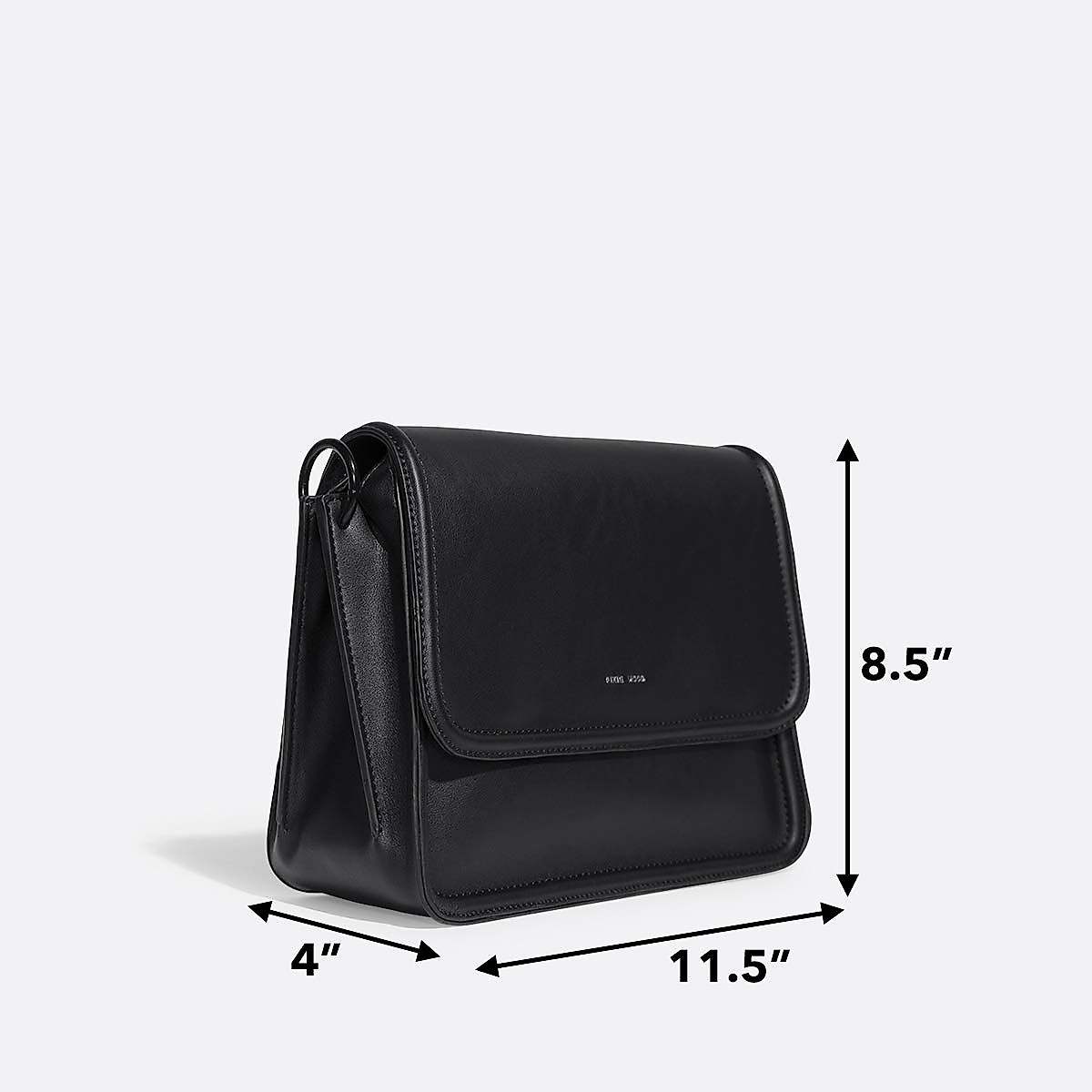 Pixie Mood Victoria 11.5 x 8.5 Vegan Leather Crossbody Bag, Apricot