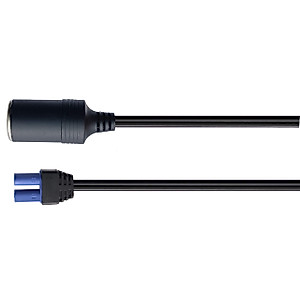 AAOTOKK Cigarette Lighter Socket 12V Car Emergency Start Power EC5 Plug to Female Cigarette Lighter Port Adapter Cables Car Battery Booster Mini Portable Power Pack car Jump Starter (20cm/7.8inch)