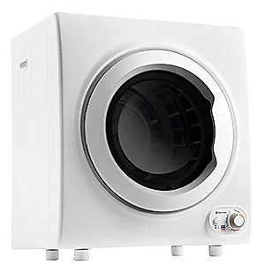 Sentern Compact Portable Laundry Dryer - 9LBS Capacity Portable Front Load Clothes Dryer 1400W Power with 4 Drying Modes, Stainless Steel Tub for Apartment