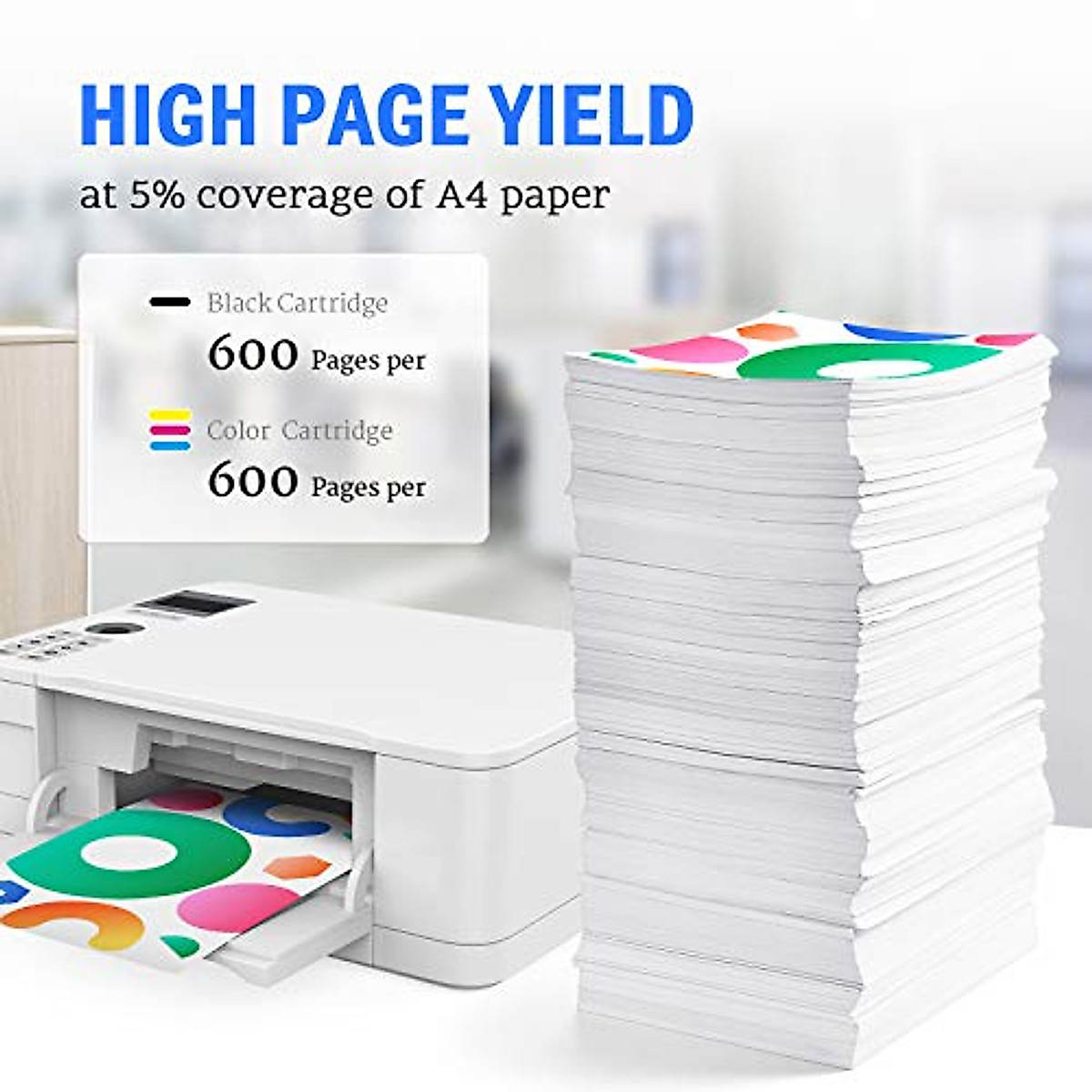 Topkolor Compatible Ink Cartridges Replacement for Brother LC103 LC101 LC103XL for Printer MFC-J870DW MFC-J450DW MFC-J6920DW 15 Combo Packs, Newest Chips.