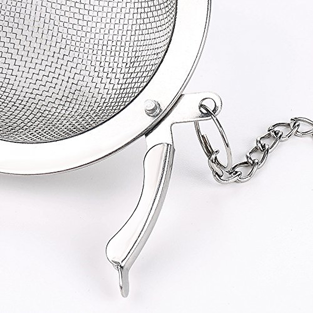 Siasky 2PCS Stainless Steel Mesh Tea Infuser, 2.1 Inch Tea Ball Tea Strainer Tea Diffuser Tea Steeper for Filtering Tea