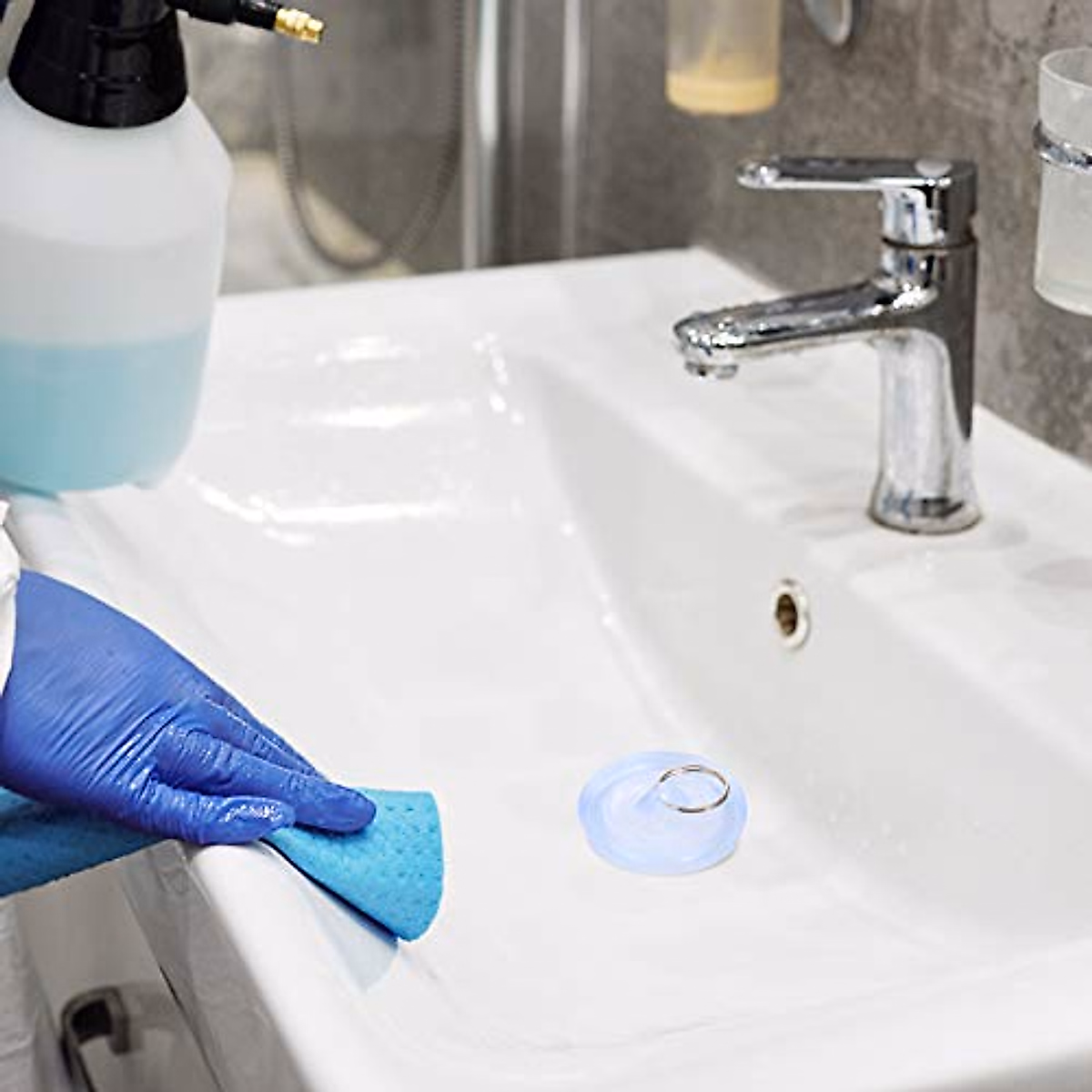 CAXUSD 8 Pcs Sewer Plug Shower Stopper Bath Plug Wash Basin Sink Kitchen Sink Stopper Bathtub Stopper Cover Bath Tub Drain Plug Sink Stopper Replacement Toilet Lid Decal Tub Plug Rubber