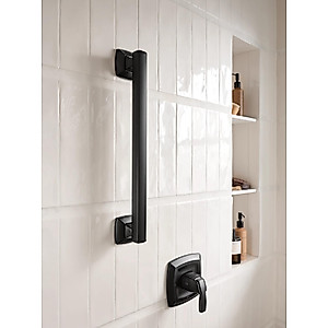 Moen YG5118NL Voss Collection Safety 18-Inch Stainless Steel Transitional Bathroom Grab Bar, Polished Nickel