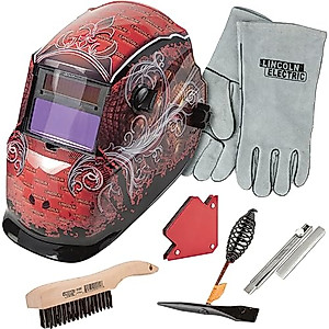 Lincoln Electric Auto-Darkening Welding Helmet Kit - Grunge, Model# KH961