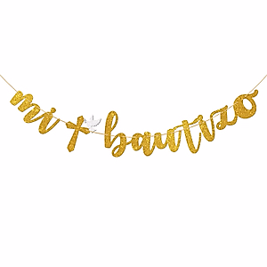 Halawawa Mi Bautizo Banner, Baby Baptism, Christening, First Holy Communion Decorations, Baby Shower Baptism Girls boys Christening Celebration Decor