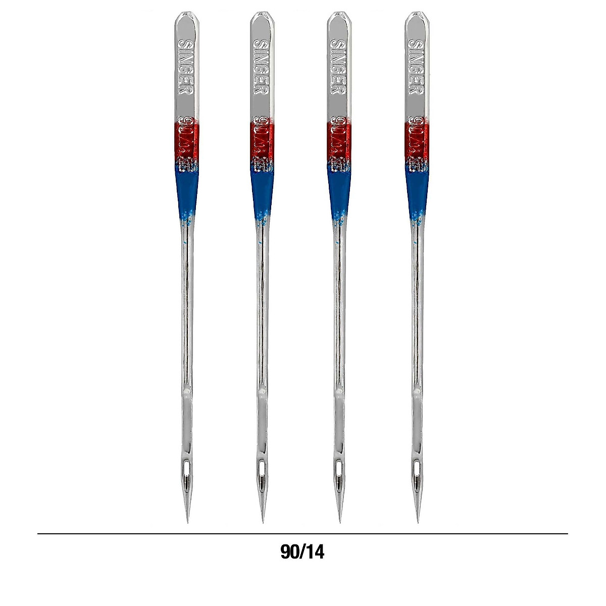 SINGER 04736 Sewing Machine Needles, 5-Pack, 90/14