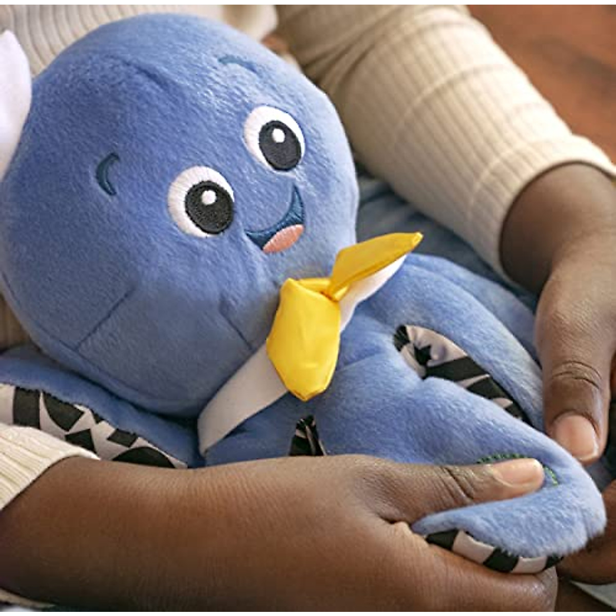 Baby Einstein Octoplush Musical Octopus Stuffed Animal Plush Toy, Age 3 Month+, Blue, 11"