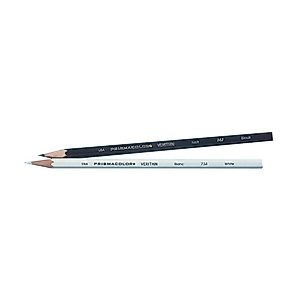 Prismacolor Verithin Colored Pencil, White (Pack of 12)