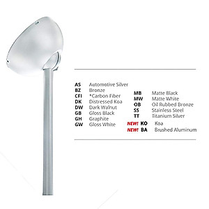 Modern Forms Ceiling Fan Slope Ceiling Kit for Slopes up to 45 Degrees in Brushed Aluminum Smart Fans