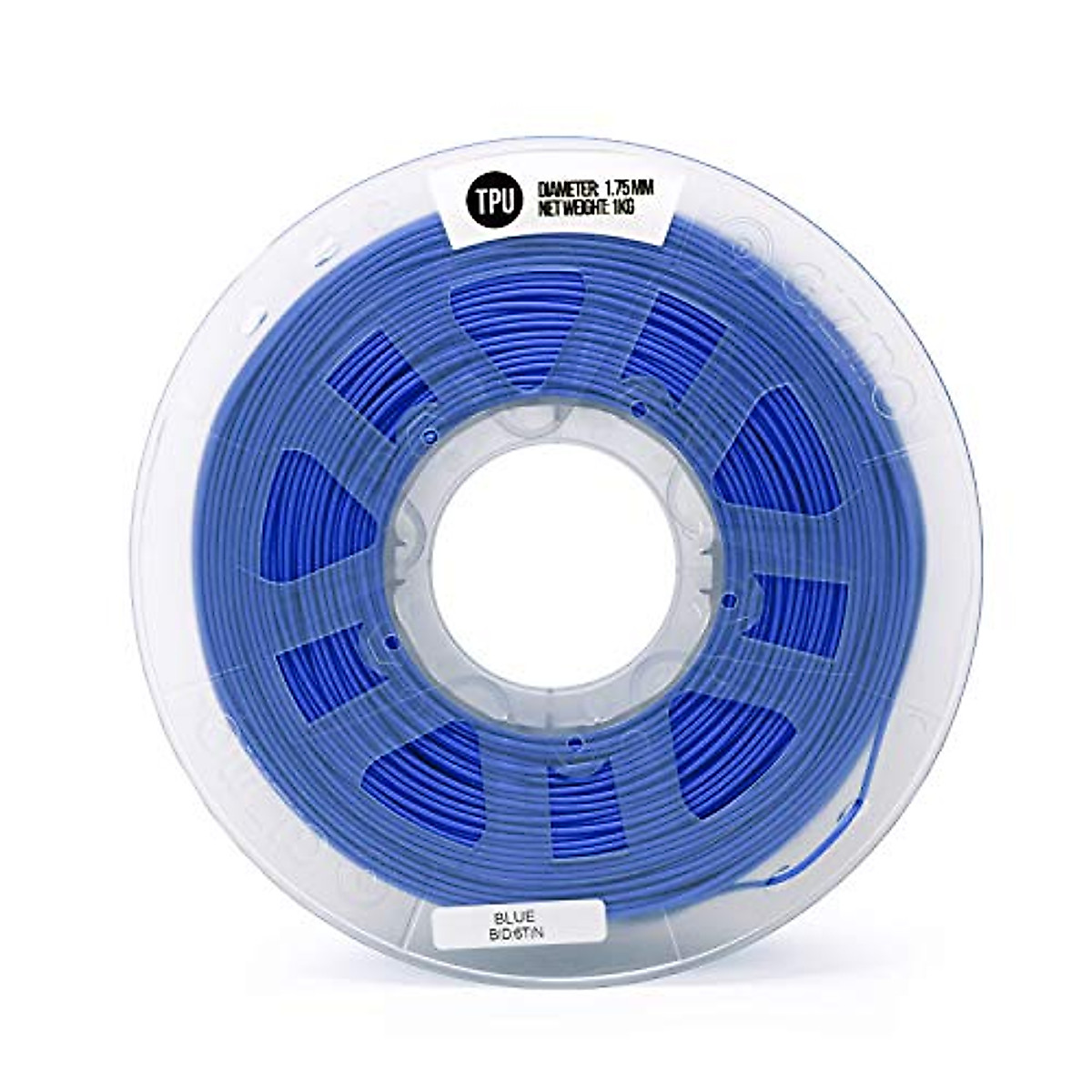 Gizmo Dorks Flexible TPU 3D Printer Filament 1.75mm 1kg, Blue