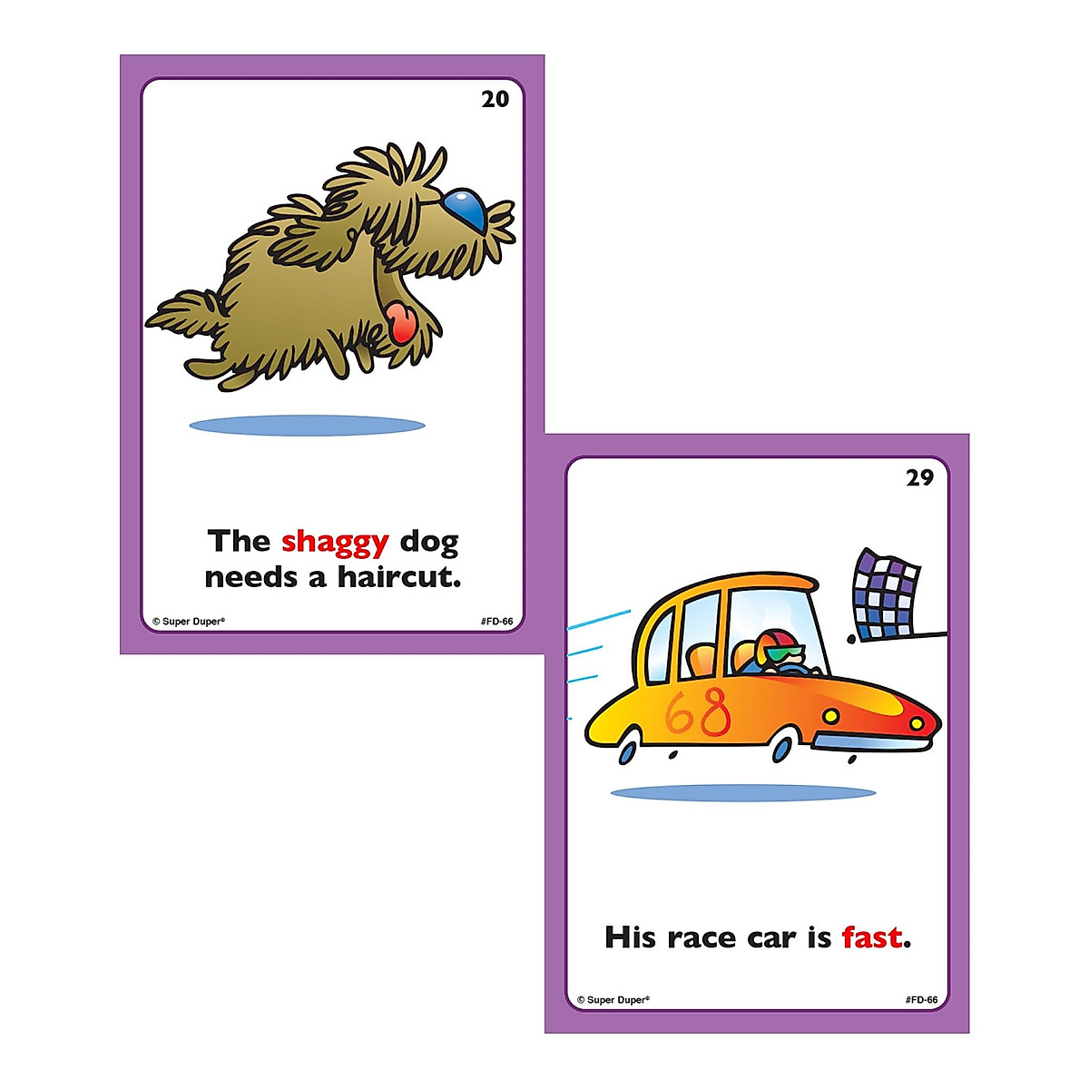 Adjectives Fun Deck Cards - Super Duper Educational Learning Toy for Kids