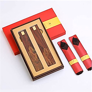 YHDCL Bookmarks Reading Page Markers Tassel, Wood Bookmark Inlaid Copper Bookmarks Handmade Natural Bookmarks with Tassel - Creative Gift for to Send Elders Antique Bookmark Set Page Markers