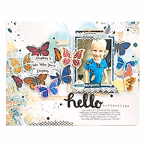 Gina K. Designs for Therm O Web StampnFoil Clear Stamps Butterfly Kisses