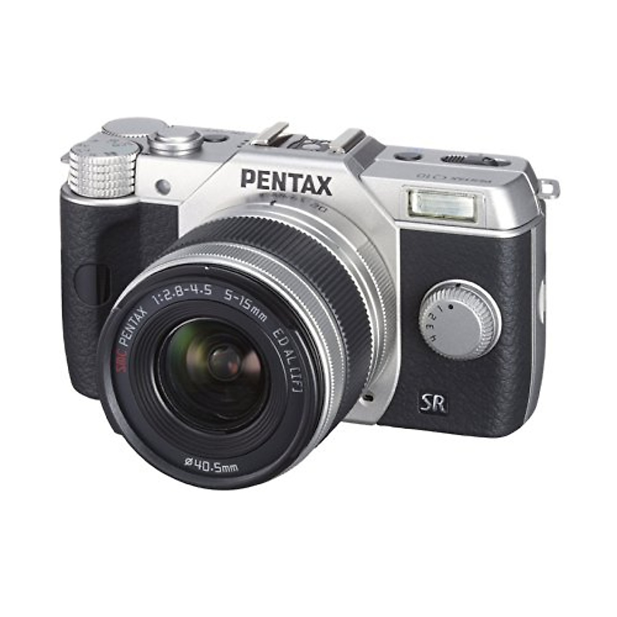 Pentax Q10 12.4MP with 02 zoom lens kit (Silver)