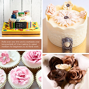 Bakerpan Black Modeling Chocolate - 1 Pound - Sculpt Cakes, Model Figurines, and Create Cake Toppers (Made in USA)