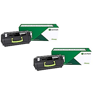 Lexmark 501 50F1000 Toner Cartridge (for MS310, MS410)- 2 Pack Black