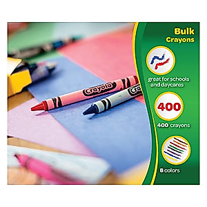 Crayola Crayon Classpack, Large Crayons, 400ct, Bulk Crayons for Classroom, School Supplies for Teachers
