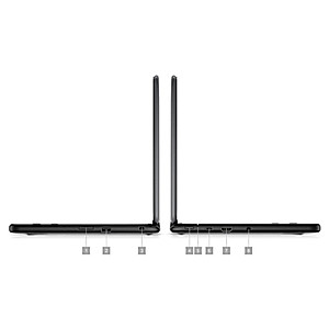 Dell Chromebook 11 3110 2-in-1 (2022) | 11" HD Touch | Core Celeron - 32GB SSD - 4GB RAM | 2 Cores Chrome OS (Renewed)