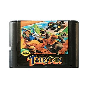 Retro Game Tale Spin 16 Bit MD Game Card For Sega Mega Drive For Sega Genesis (Black)