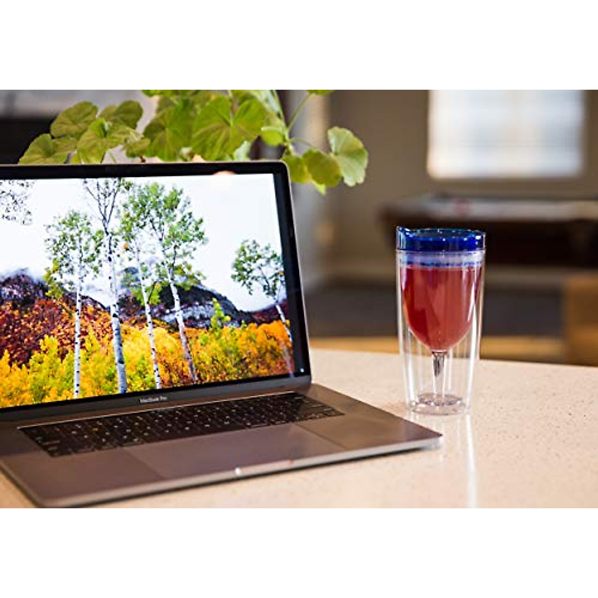 STRATA CUPS Insulated Wine Tumbler With Lid (SET OF 10) +BONUS Name Decals | Outdoor Acrylic Plastic Wine Glasses | 10oz Cup Tumblers in 10 Colors - Adult Sippy | Unbreakable Stemless Wine Glass