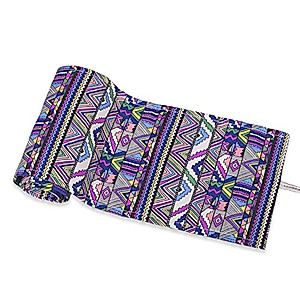 WRITENBACO Colored Pencils Set 72Count for Adult Coloring Books Artist Sketch Premier Drawing Pencils with Handmade Canvas Pencil Wrap Pencil Sharpener and Pencil Extender Bohemia Style FC002