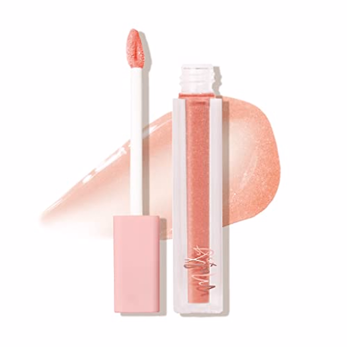 Mally Beauty Positively Plump Lip Gloss | High-Shine Hydrating Lightweight & Comfortable Wear, Pumped-up Pink