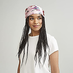 Vera Bradley Women's Fashion Head Scarf, Hope Blooms Pink, One Size