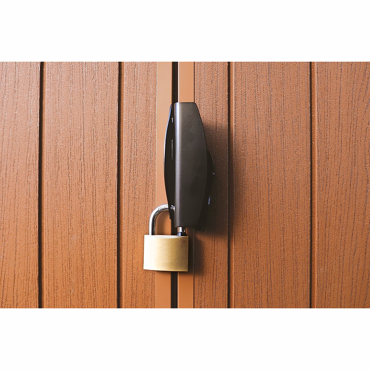 Keter Darwin 4x6 Resin Outdoor Storage Shed Kit-Perfect to Store Patio Furniture, Garden Tools Bike Accessories, Beach Chairs and Lawn Mower, Brown