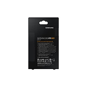 SAMSUNG 870 QVO 8 TB SATA 2.5 Inch Internal Solid State Drive (SSD) (MZ-77Q8T0), Black