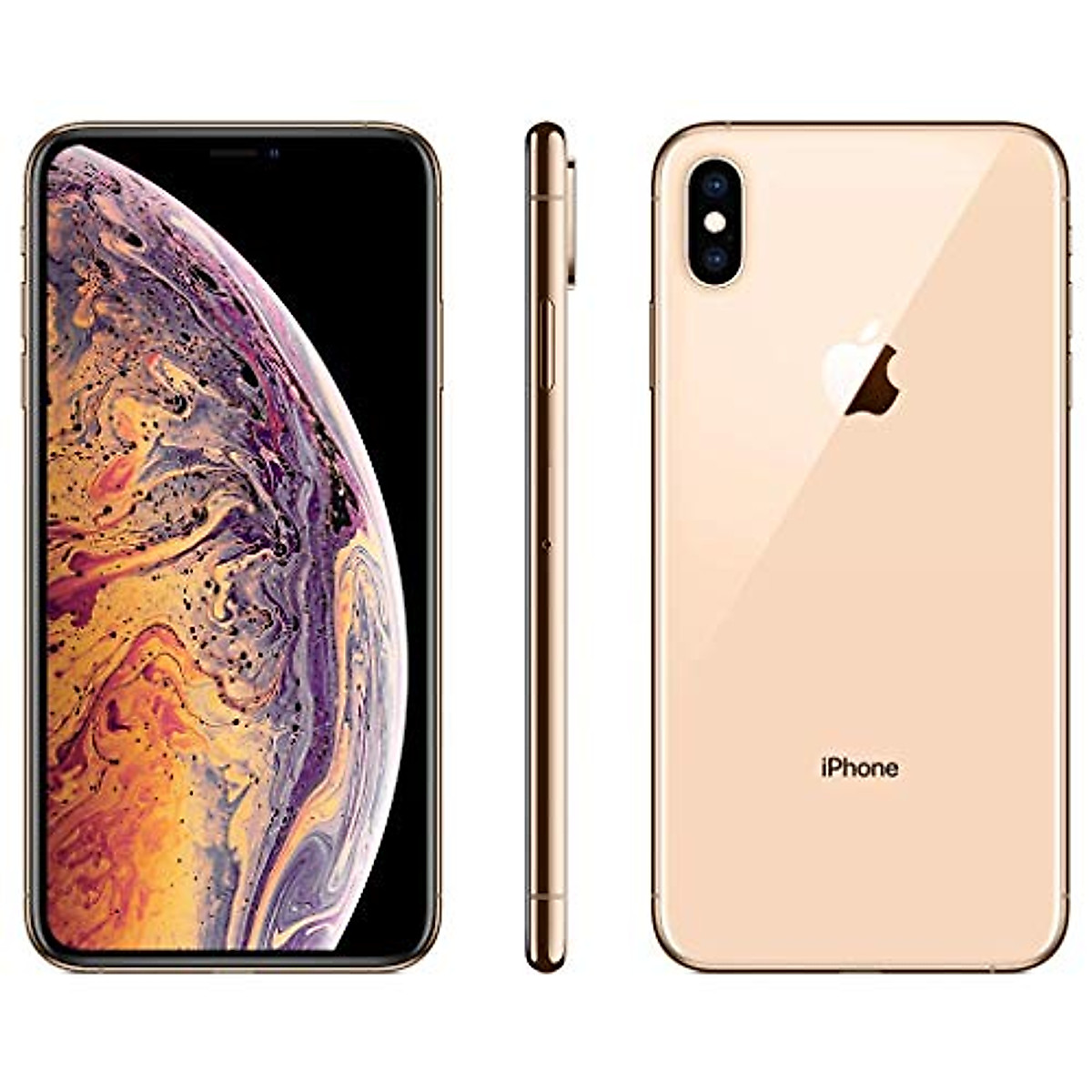 Simple Mobile Prepaid - Apple iPhone XS Max (64GB) - Gold [Locked to Carrier – Simple Mobile]