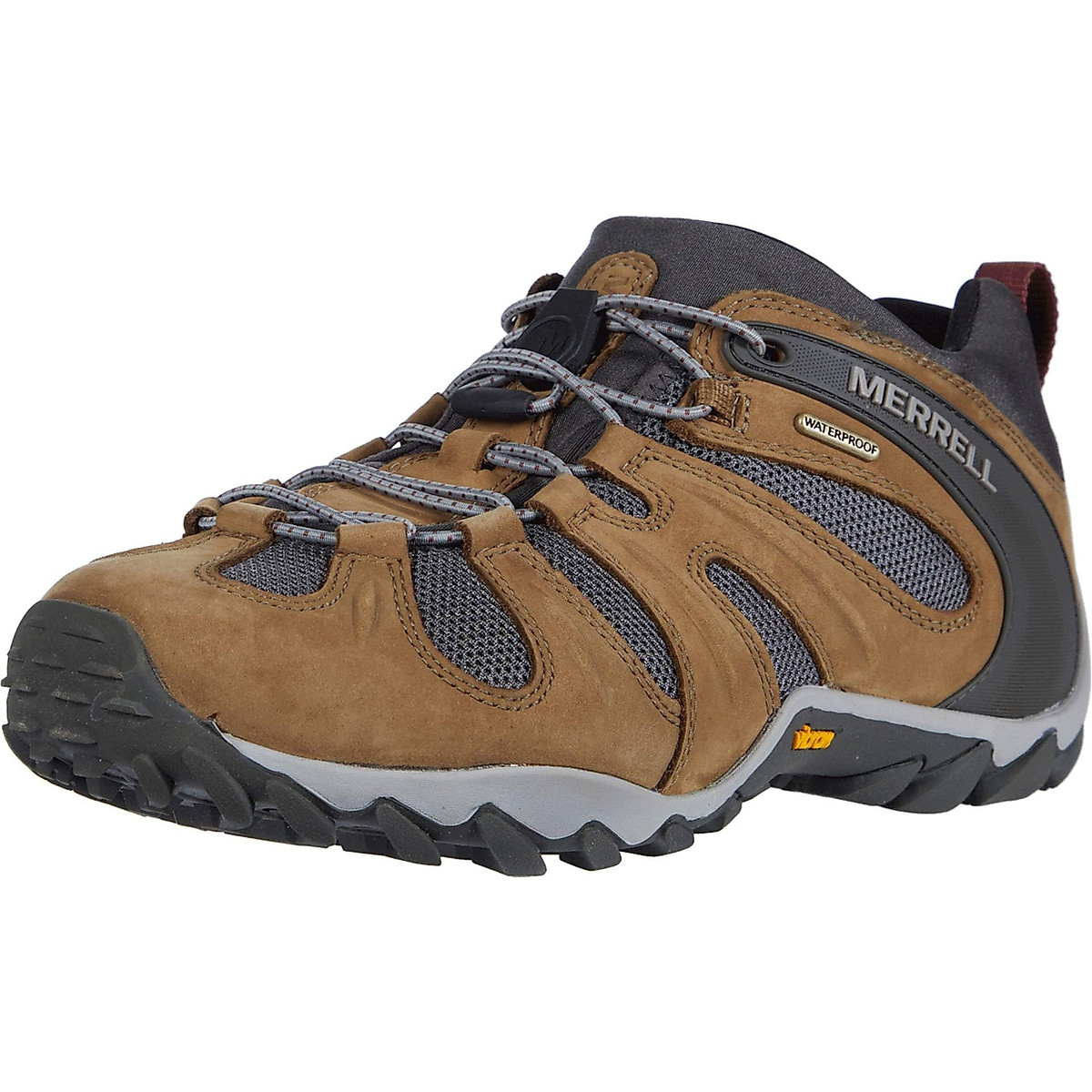 Merrell Men's CHAM 8 Stretch WP Hiking Shoe, Butternut, 9.5