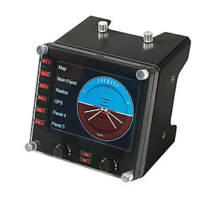 Logitech G Pro Flight Instrument Panel (Black) (Renewed)